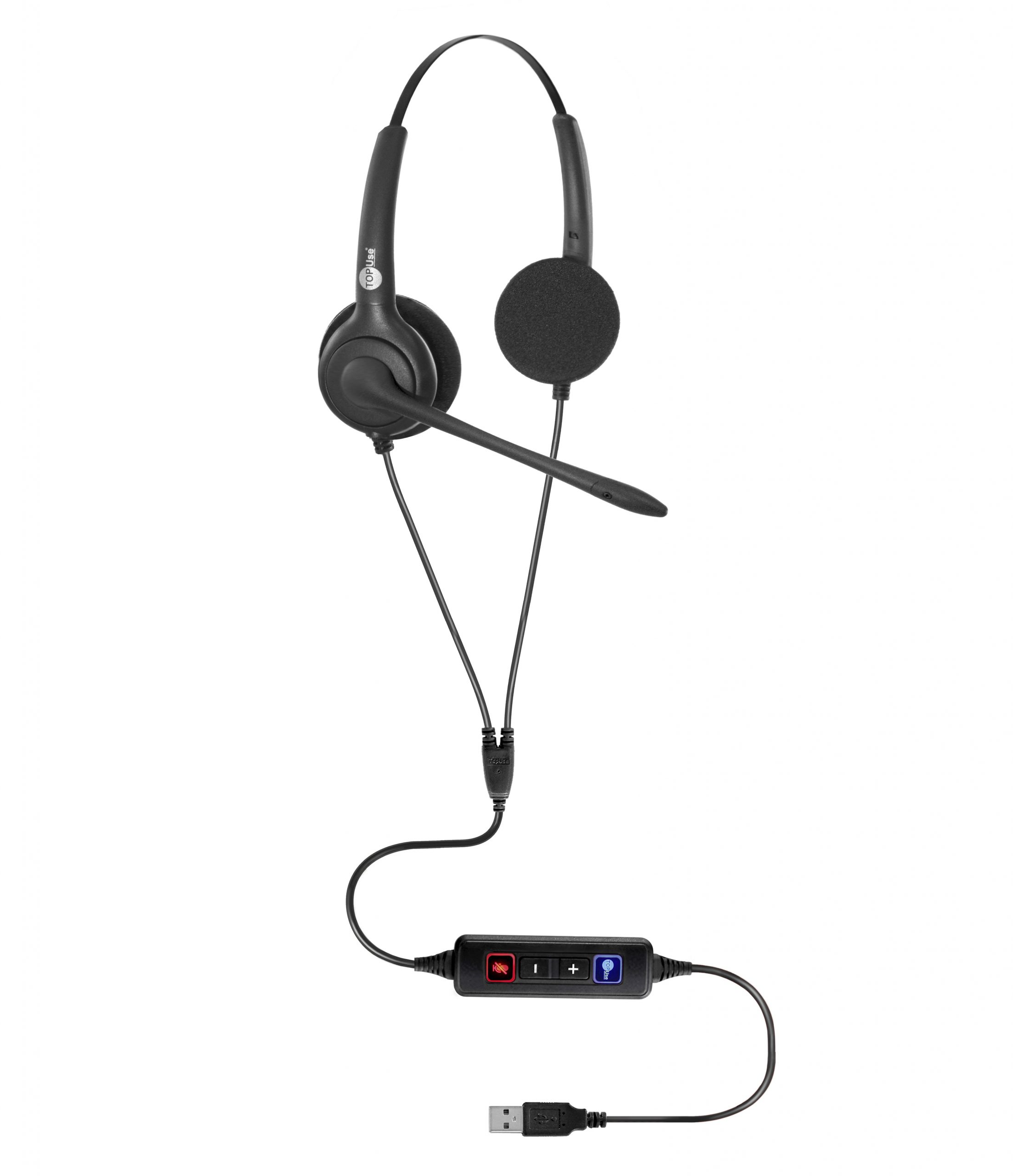 FP-350 Monoauricular USB - Top Use